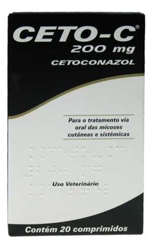 Ceto-c 200mg 20 Comprimidos Cepav Cães E Gatos