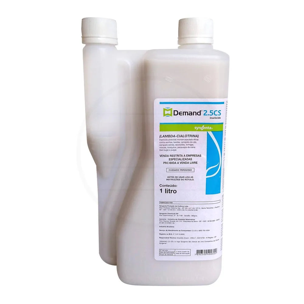 Demand 2,5 CS Inseticida Syngenta para Controle de Insetos 1 L